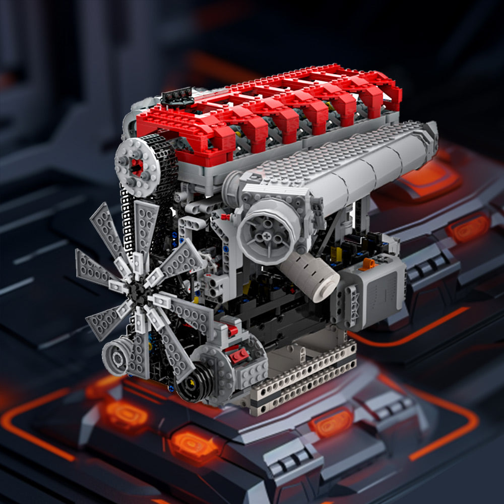 Power of Creativity: MOC RB-26 Block Building Engine Model — enginediyshop