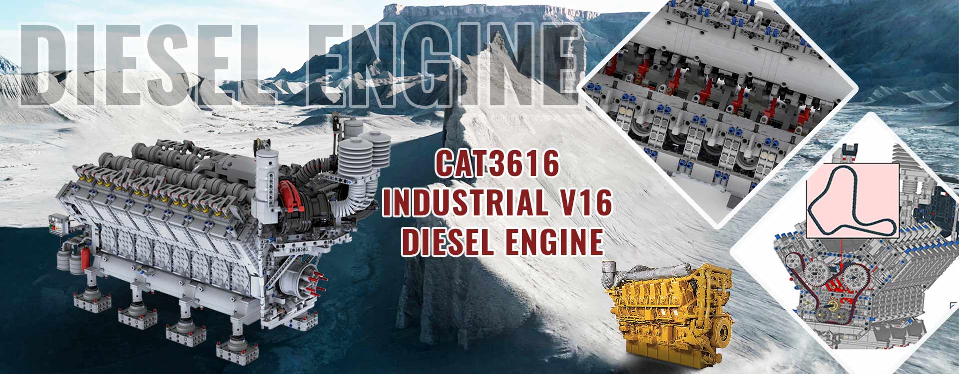 About The Caterpillar CAT3616 V16 Diesel Engine | Enginediyshop ...