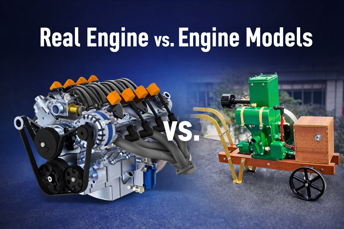 Real Engine vs Mini Engine Model: Why DIY Engines Win — enginediyshop