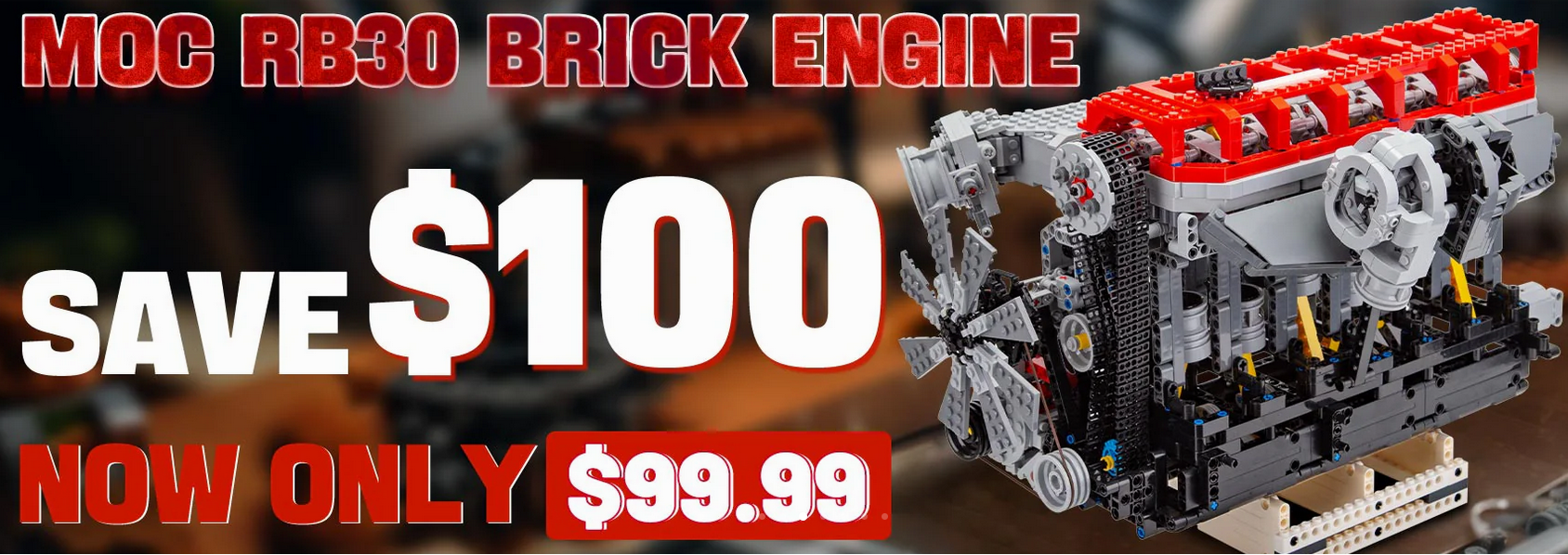 RB30 MOC Engine Building Block Set: A Tribute to the Iconic Commodore ...
