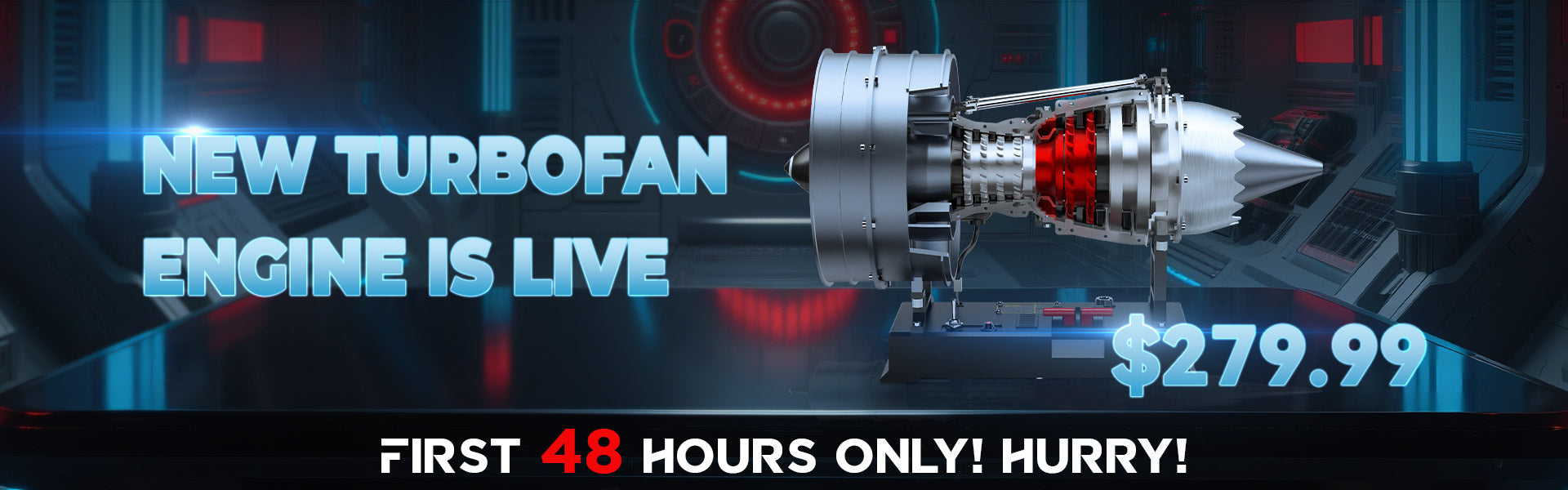 TECHING×SKYMECHMAN DM121 Turbofan Engine Model Kit: Unleash the Power ...