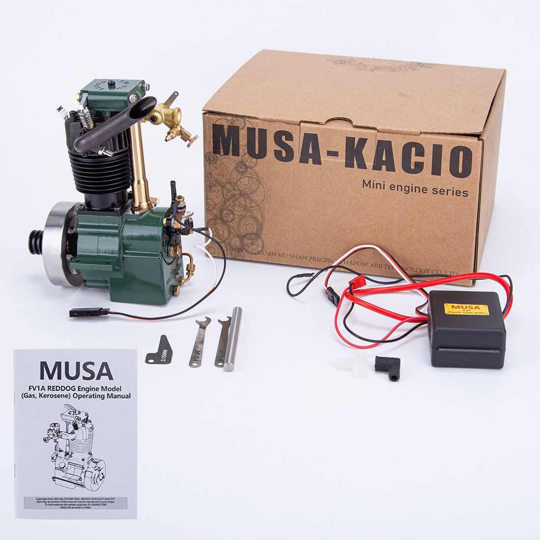 RETROL & MUSA Engine FV1A 7cc Vertical Single Cylinder 4 Stroke Air Co ...