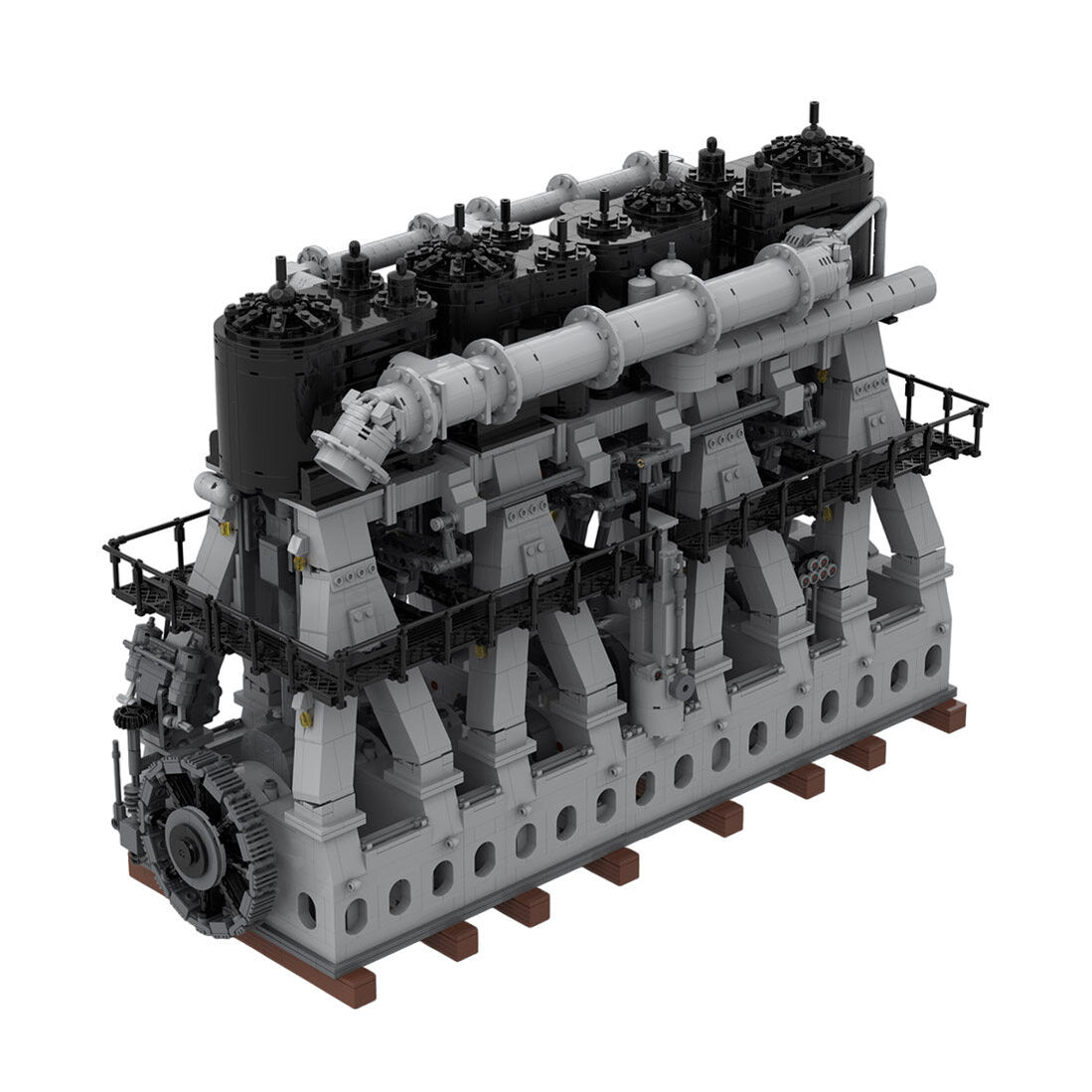 MOC Titanic Reciprocating Steam Engine MOC-157380 Building Blocks Set ...