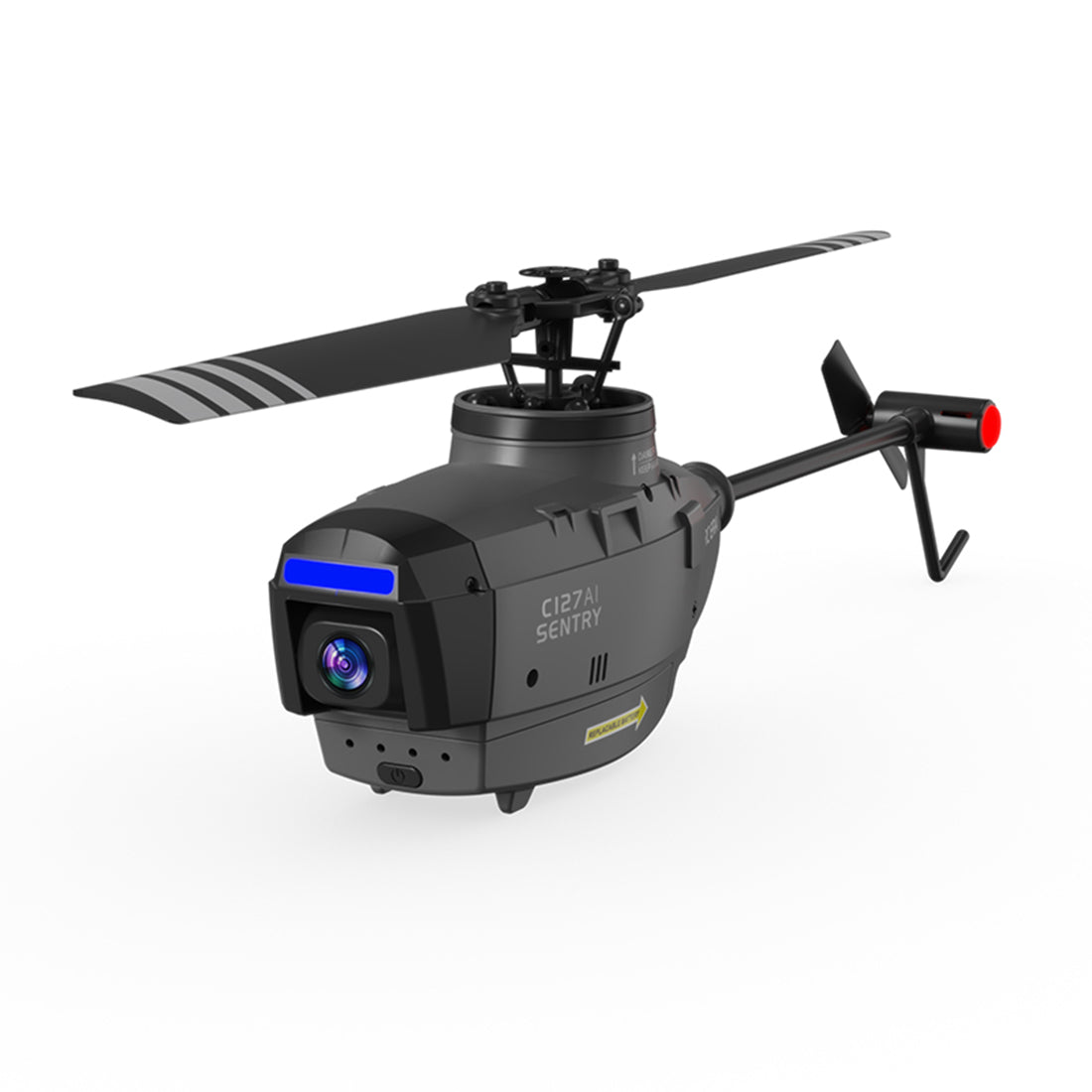 C127AI Scout Drone Model 2.4G RC 4CH Single-Rotor Brushless Helicopter ...