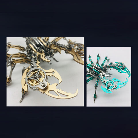 DIY Metal Scorpion King Mechanical Puzzle Kit - 200PCS+: 3D Assembly C ...