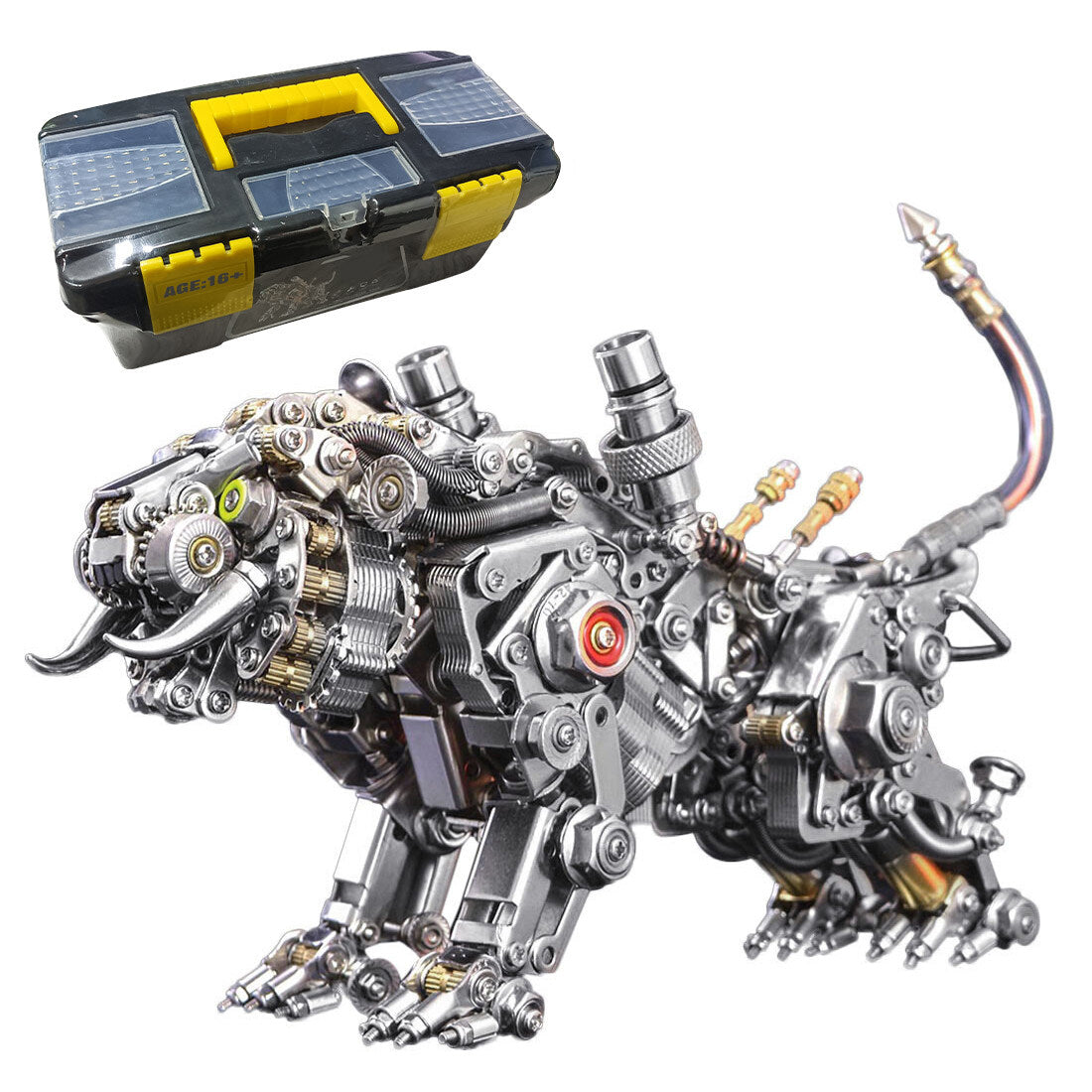 700PCS+ 3D Metal Bengal Tiger Kit Assembly DIY Toy - 3D Assembly Craft ...