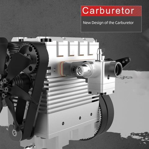 SEMTO ENGINE ST-NF2 7.0cc Mini Inline Double-cylinder Four-stroke Air ...