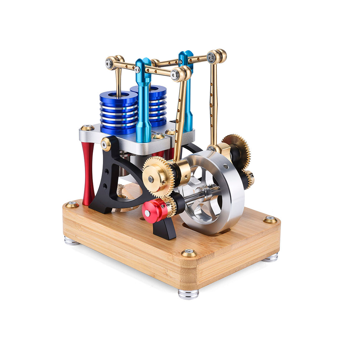 ENJOMOR Alpha-Type Balance Beam Dual-Cylinder Dual-Piston Hot Air Stir ...