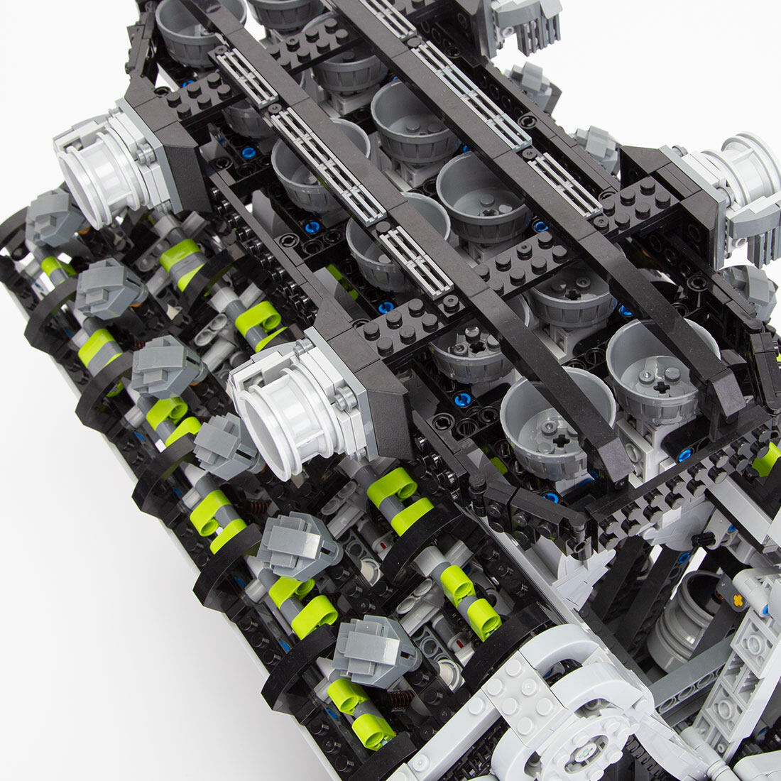 Lamborghini Aventador 350GT V12 Motor MOC Engine Model Building Blocks ...