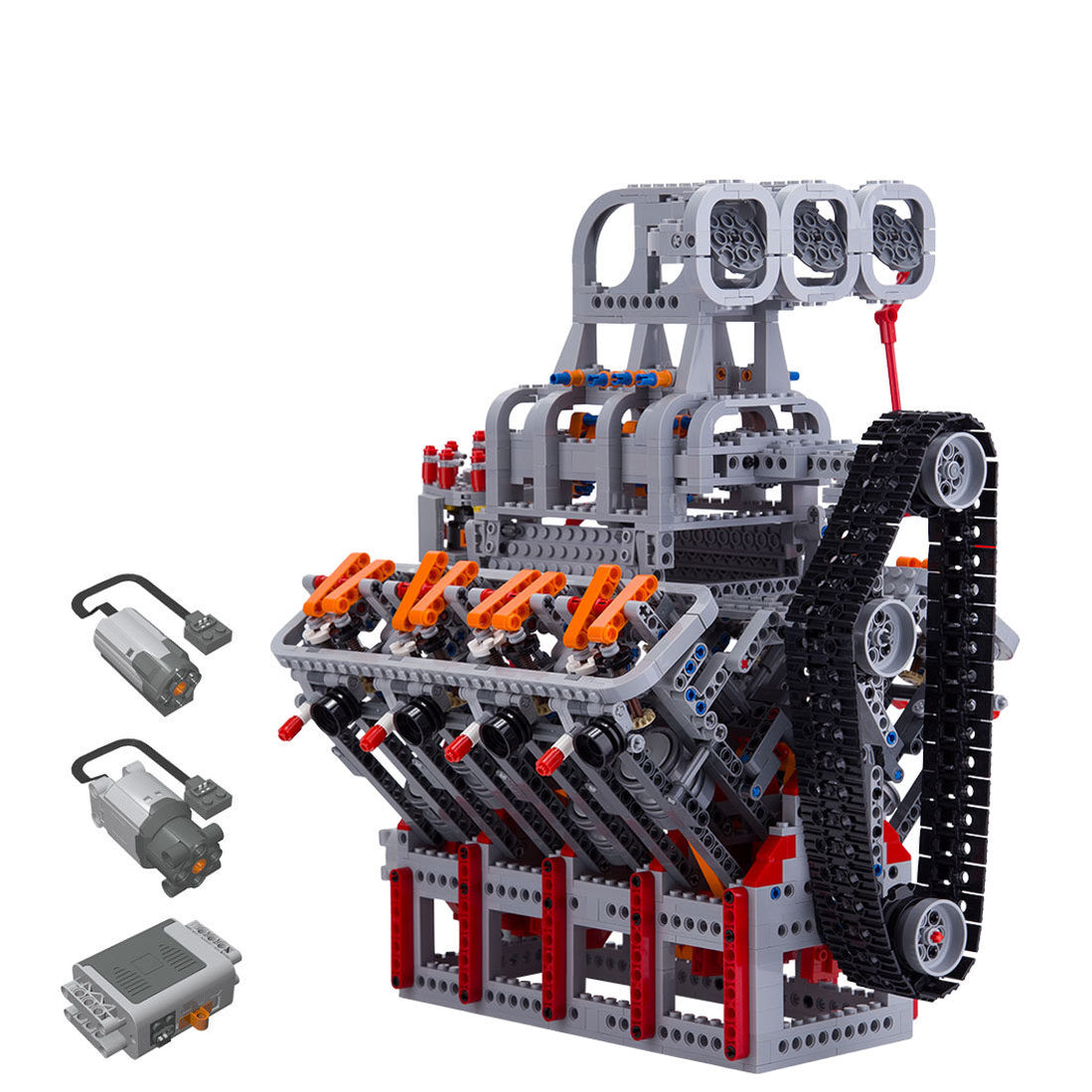 HOLDEN OHV 5.0L V8 Motor MOC Engine Model Building Blocks - 2106PCS ...