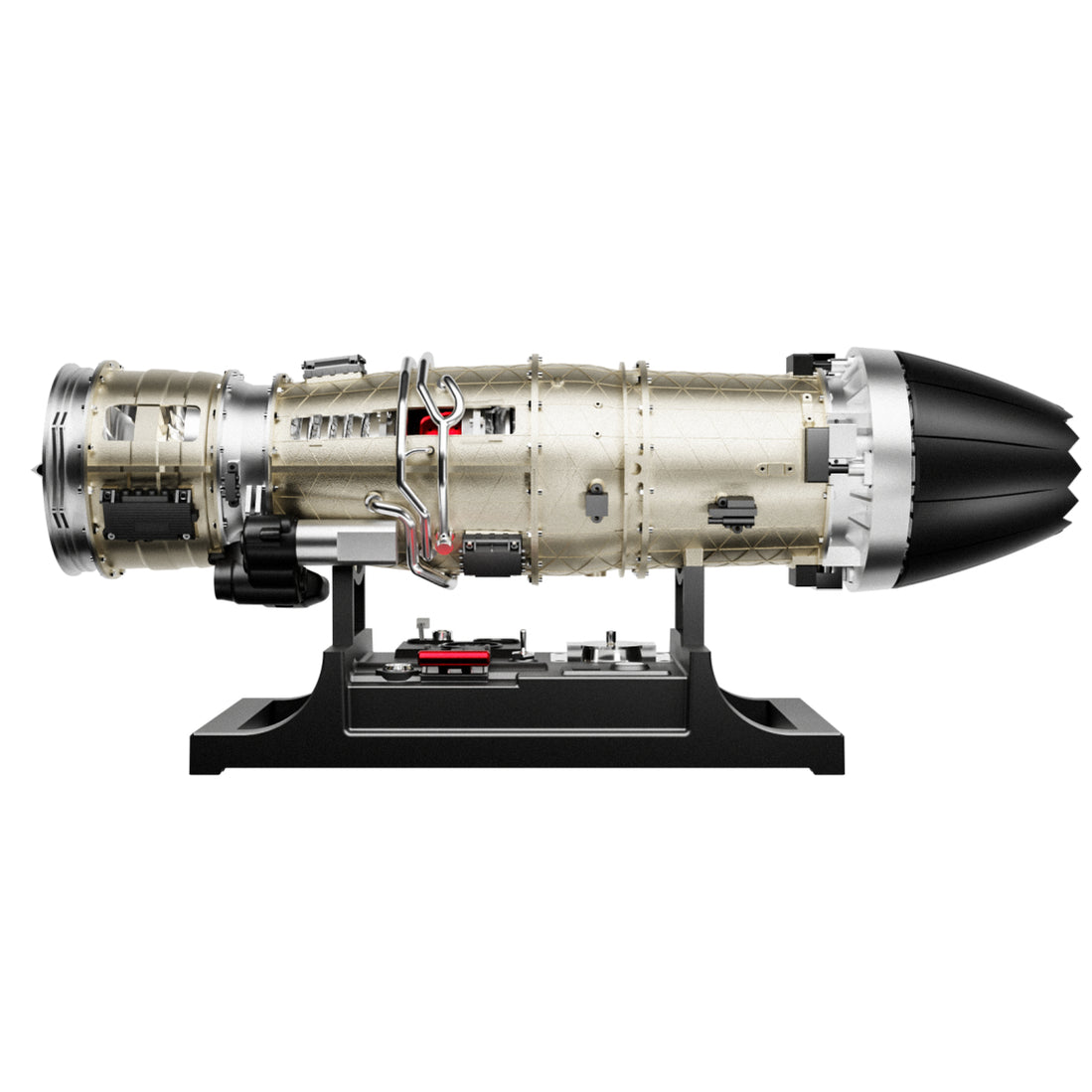 TECHING 1/10 Scale Military F135 Fighter Engine DIY Metal Mechanical A ...