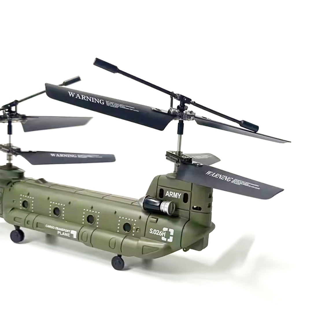 S026H Dual-Rotor Transport Aircraft 2.4G RC 3CH Dual-Rotor Military Ae ...