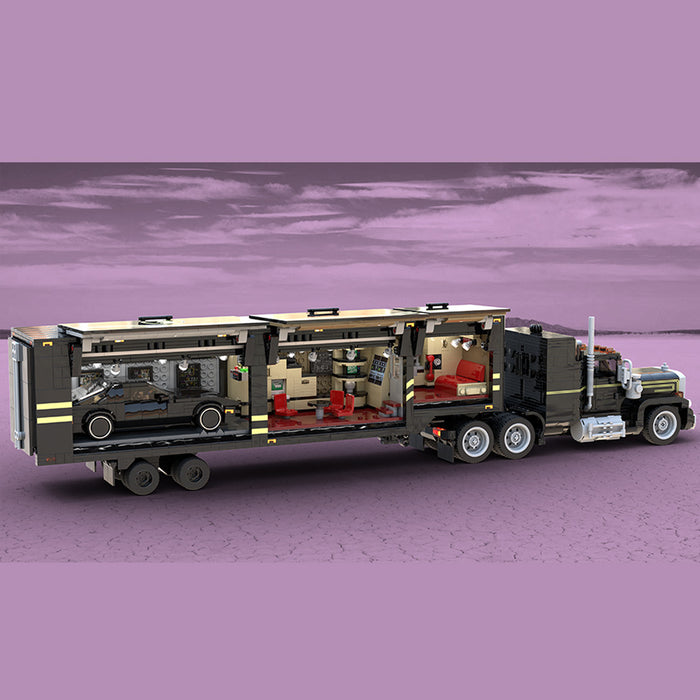 MOC- Kitt And The Flag Mobile Operations Unit Building Blocke Set (310 ...