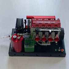 TOYAN V8 Engine FS-V800G 28cc Gasoline Model Kit with Supercharger, CD ...