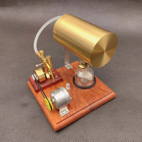 Mini Oscillating Steam Engine & Generator Model Steam-powered Mechanic ...