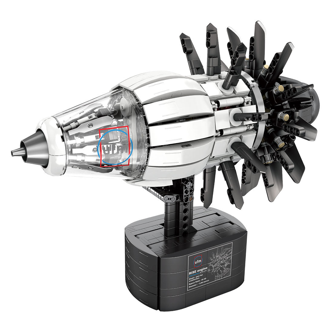 CFM-RISE Open Rotor Engine Building Blocks Set Build You MOC Motor MOC ...