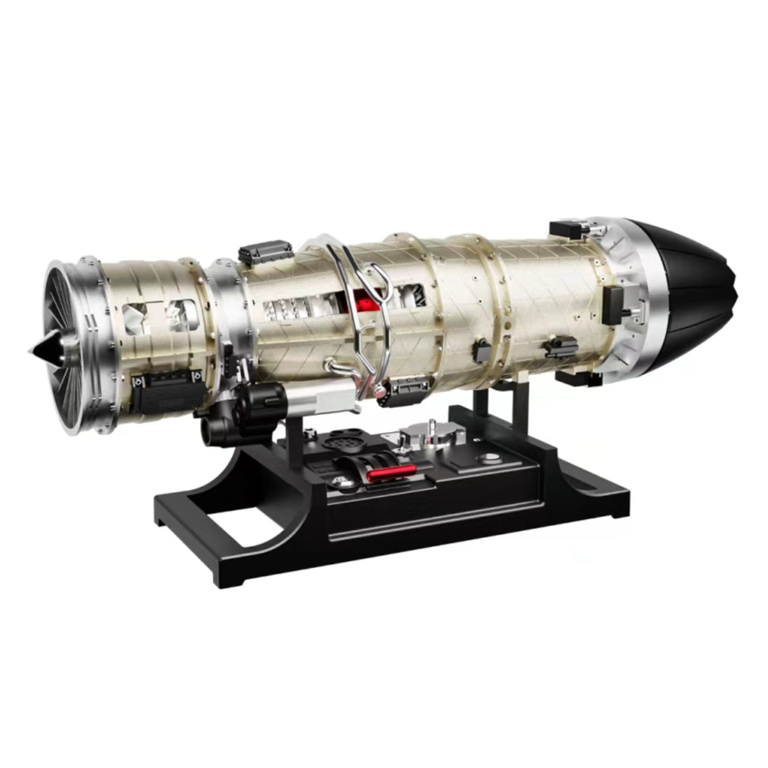 TECHING 1/10 Scale Military F135 Fighter Engine DIY Metal Mechanical A ...