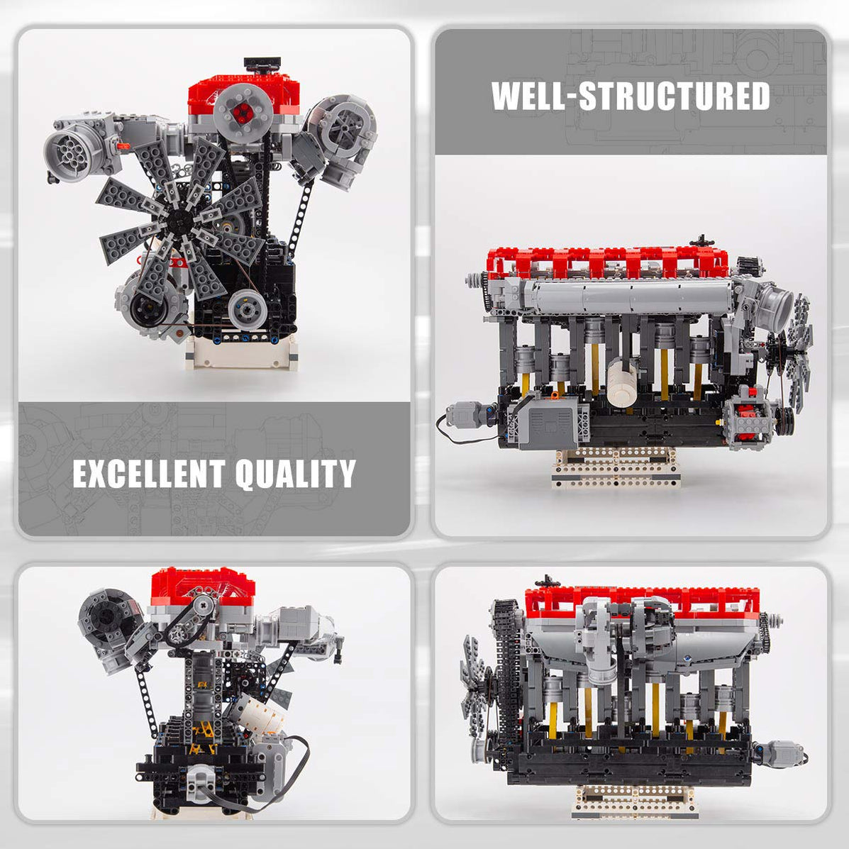 MOC RB-26 Brick Engine Model Building Blocks Set-1985PCS-Enginediyshop ...
