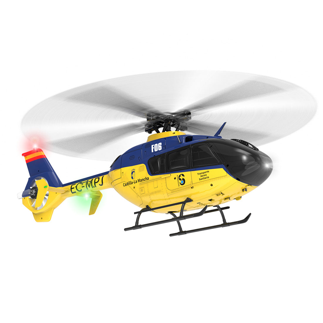YU XIANG EC-135 1/36 2.4G 6CH Direct Drive Brushless RC 3D/6G Helicopt ...