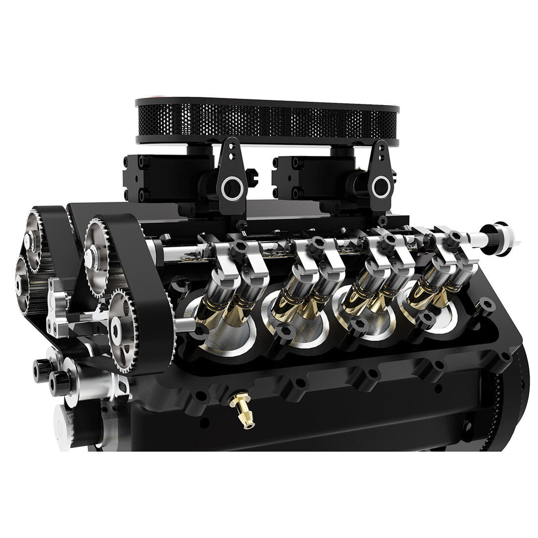 TOYAN HOWIN FS-V800 1/10 Eight-cylinder Four-stroke Water-cooled Nitro ...