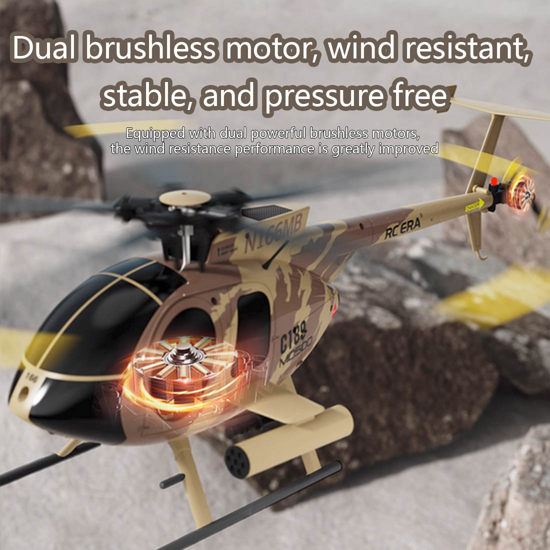 MD500 C189 Little Bird Aircraft Model 1/28 2.4G 4CH Single-Rotor Helic ...