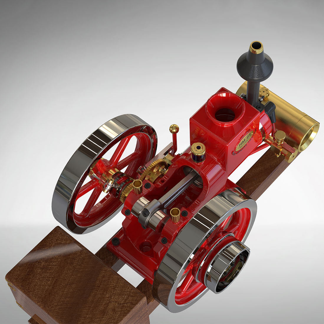 RETROL HM-01 7cc Antique Hit and Miss Model - Working 4-Stroke Horizon ...