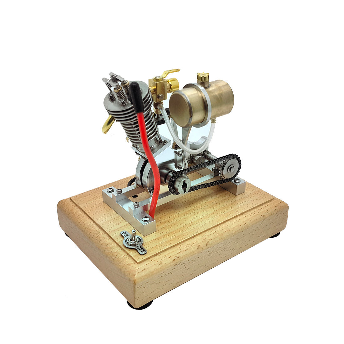 H09 Mini Hoglet Single Cylinder 4-Stroke Gasoline Engine with Pedal St ...