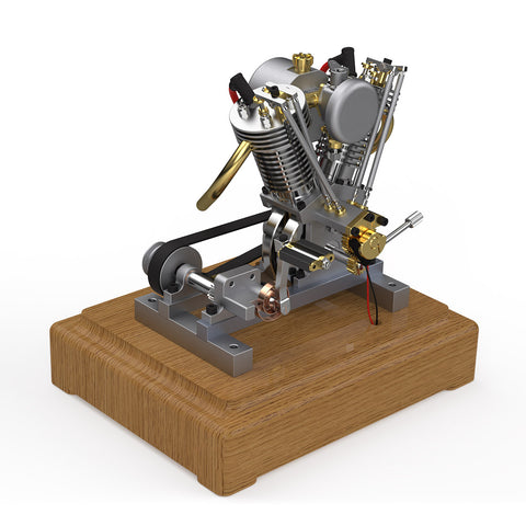 MUSA Hoglet V-twin Miniature Harley Davidson V2 Gasoline Engine Model ...