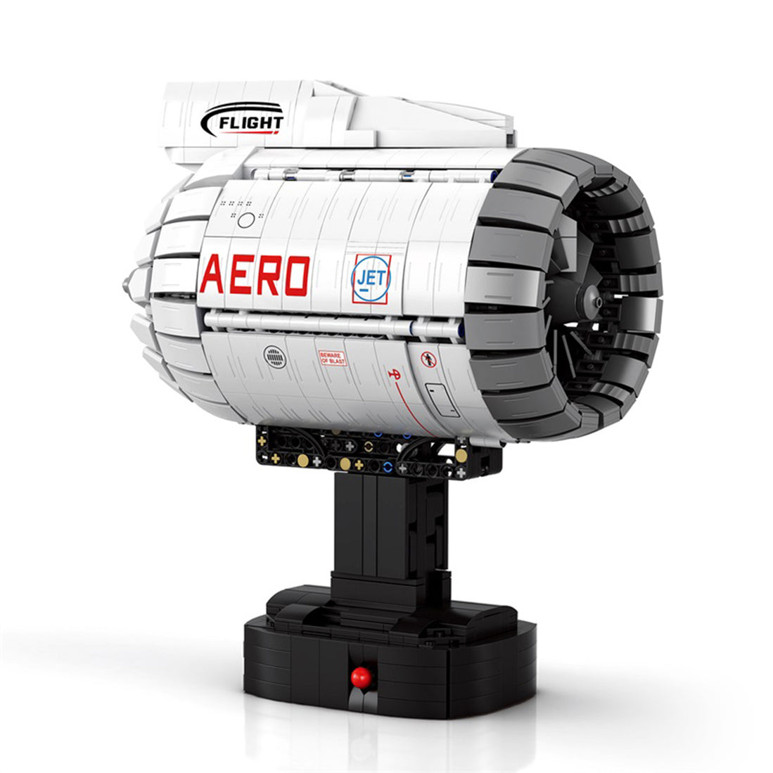 MOC Turbofan Aircraft Engine Model Kit - Realistic Turbofan Engine MOC ...