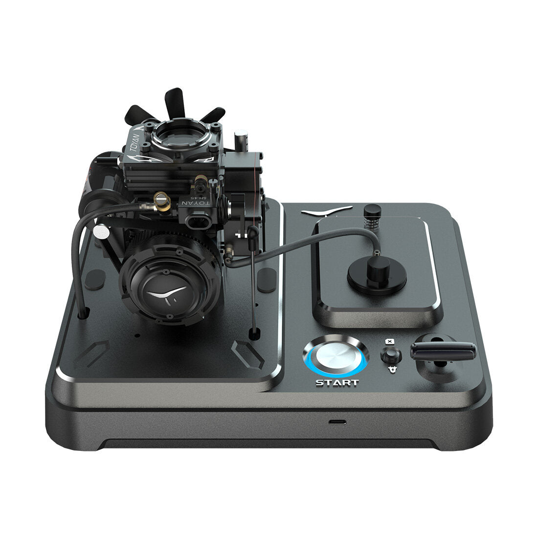 TOYAN FS-S100AT1D-XP Single-Cylinder Four-Stroke Nitro & Gasoline Tran ...