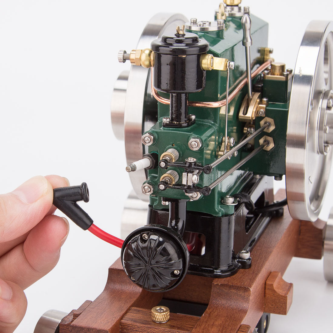 RETROL 1/8 Scale 3.6CC Mini Vintage Single Cylinder 4-Stroke Working G ...