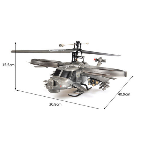 FX066 2.4G 4CH RC Apache Armed Helicopter Model Military Helicopter Mo ...