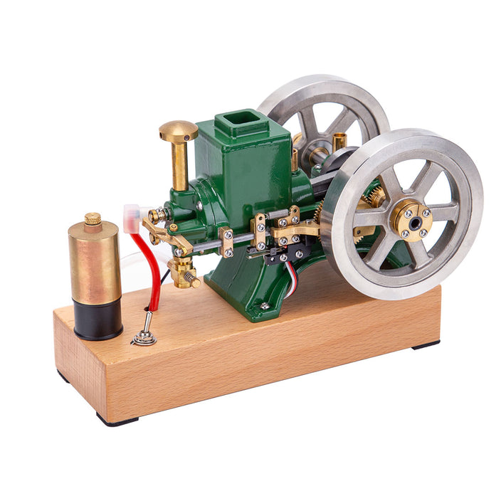 Hit and Miss Engine that Works - ENJOMOR 6cc Antique 4-Stroke Gas IC E ...