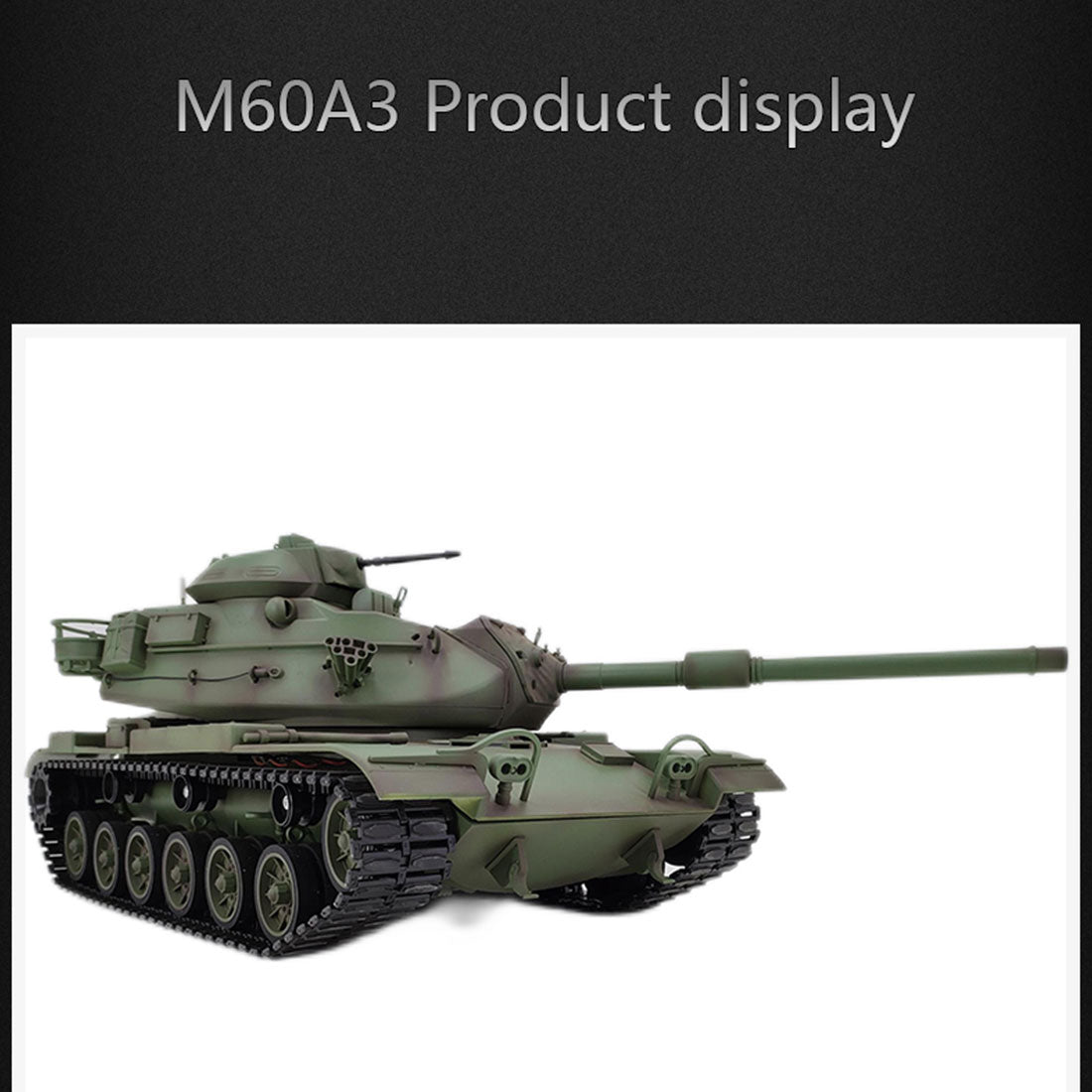 1/16 2.4G RC American M60A3 Military Main Battle Tank Model Toys with ...