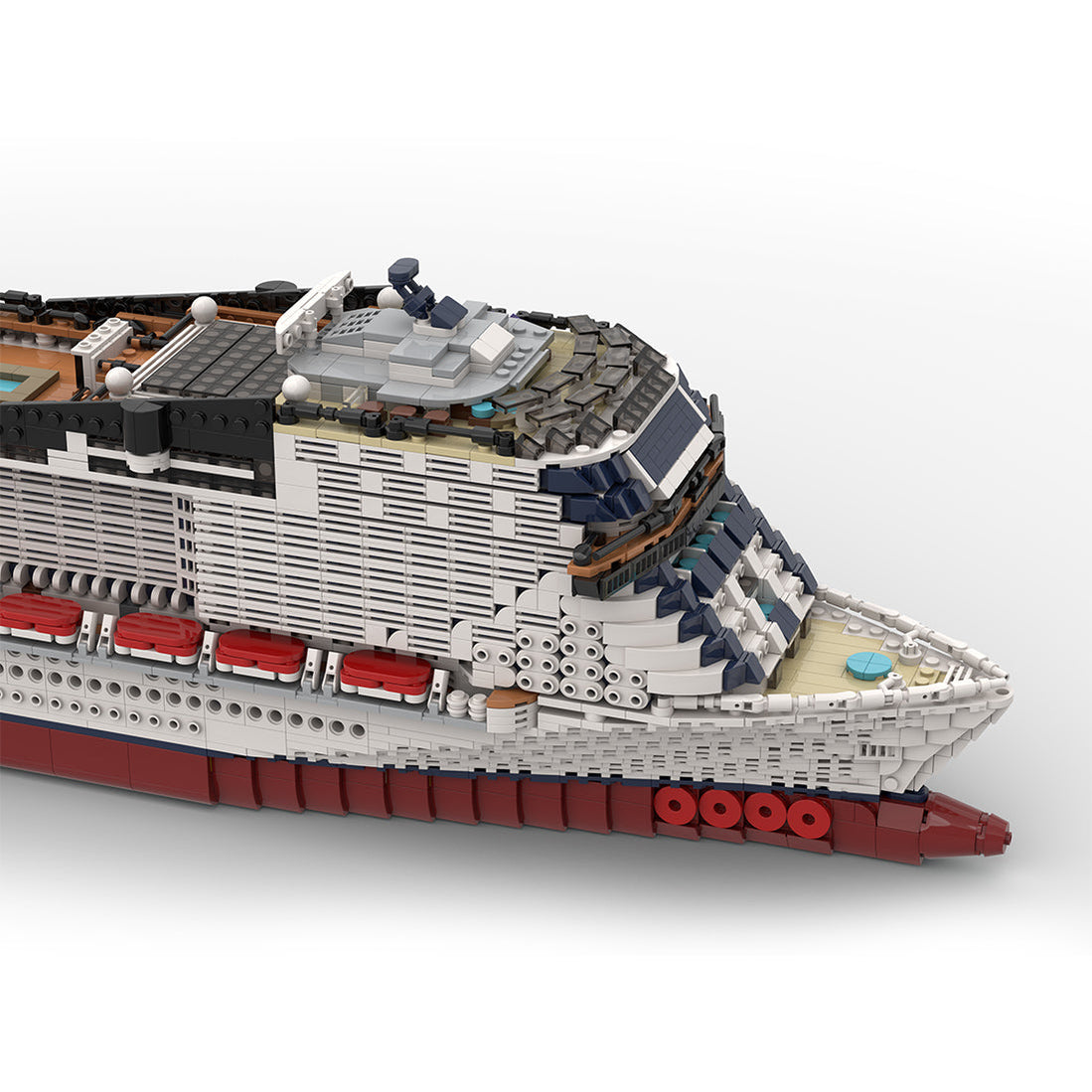 MSC-fisrt-Grandiosa Active Italian Cruise Ship Assembly Building Block ...