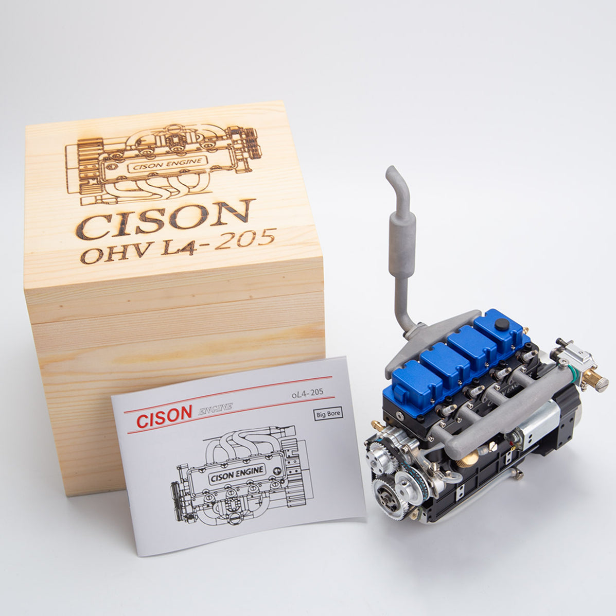 CISON L4-205-OHV 20.5cc Mini OHV Inline Four-cylinder Four-Stroke Wate ...