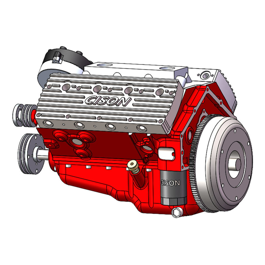 ENJOMOR V12 Engine GS-V12 72CC DOHC 4-Stroke 12-Cylinder 48-Valve Wate ...