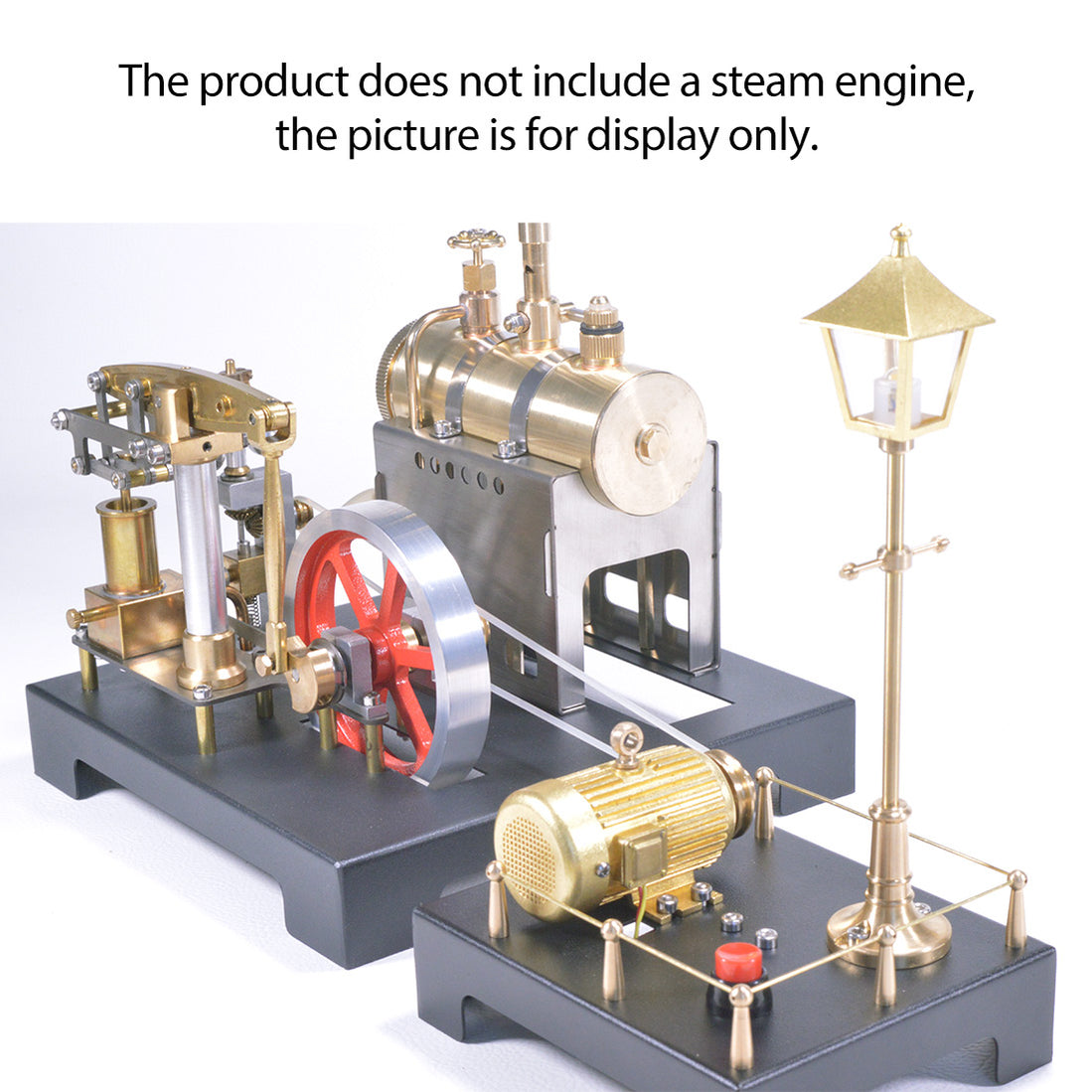 RETROL Metal Steam Engine Model with Boiler & Flyball Governor (84PCS) — enginediyshop