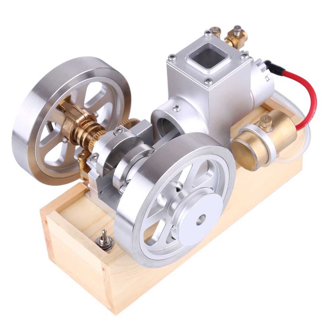 Metal Horizontal Hit and Miss Gasoline Engine Model Flywheel Speed Gov ...