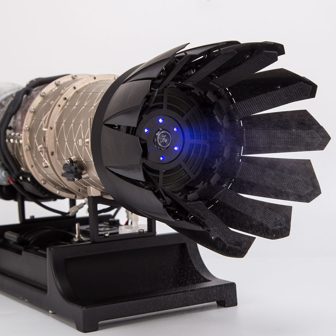 TECHING 1/10 Scale Military F135 Fighter Engine DIY Metal Mechanical A ...