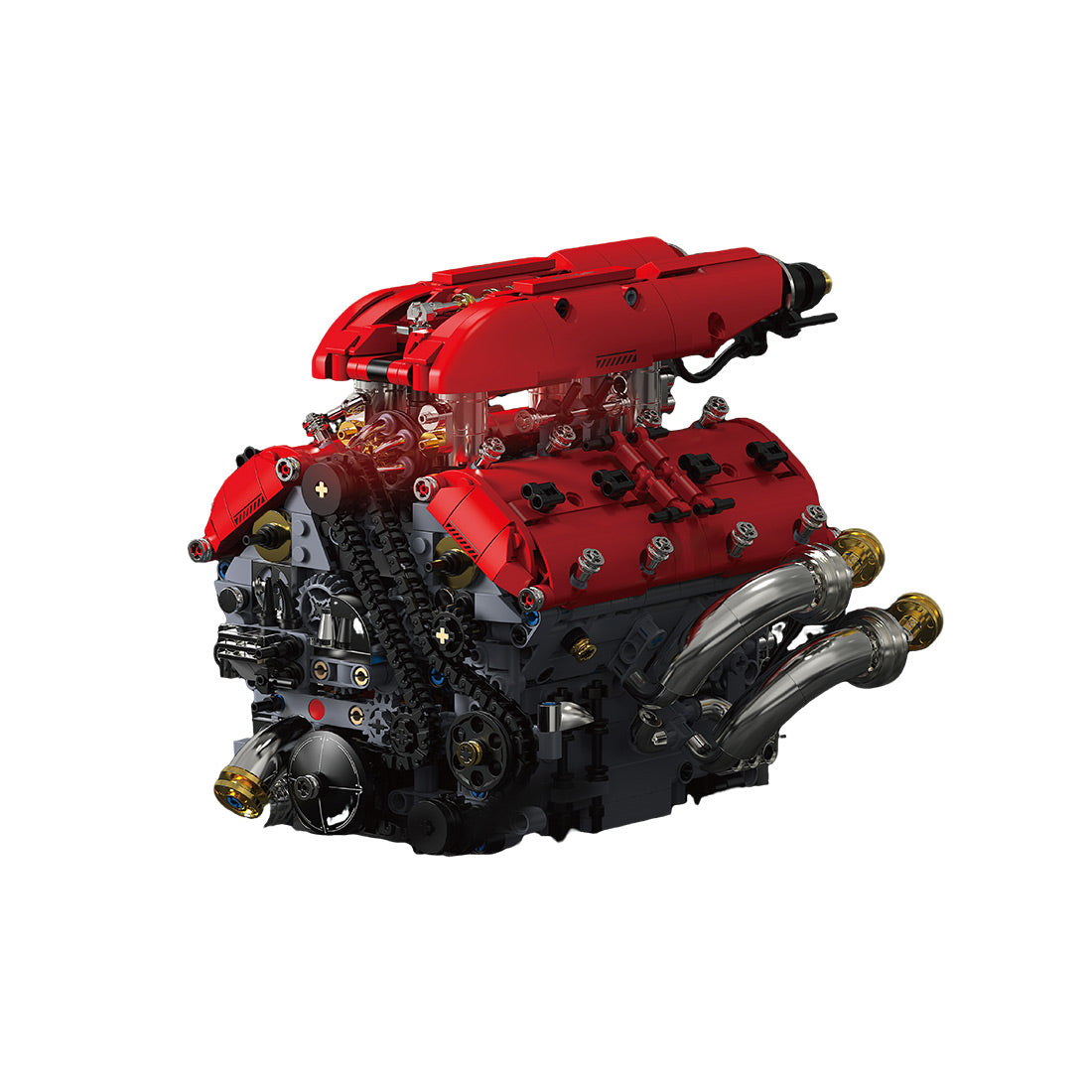 Ferrari V8 Engine Building Blocks Toy Set Build Your Own V8 Engine ...