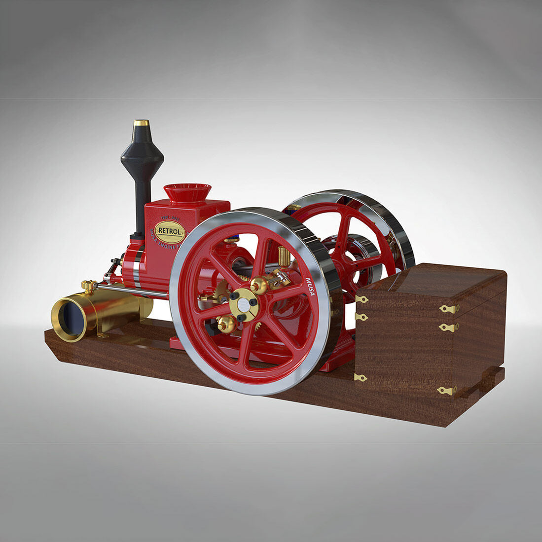 RETROL HM-01 7cc Antique Hit and Miss Model - Working 4-Stroke Horizon ...