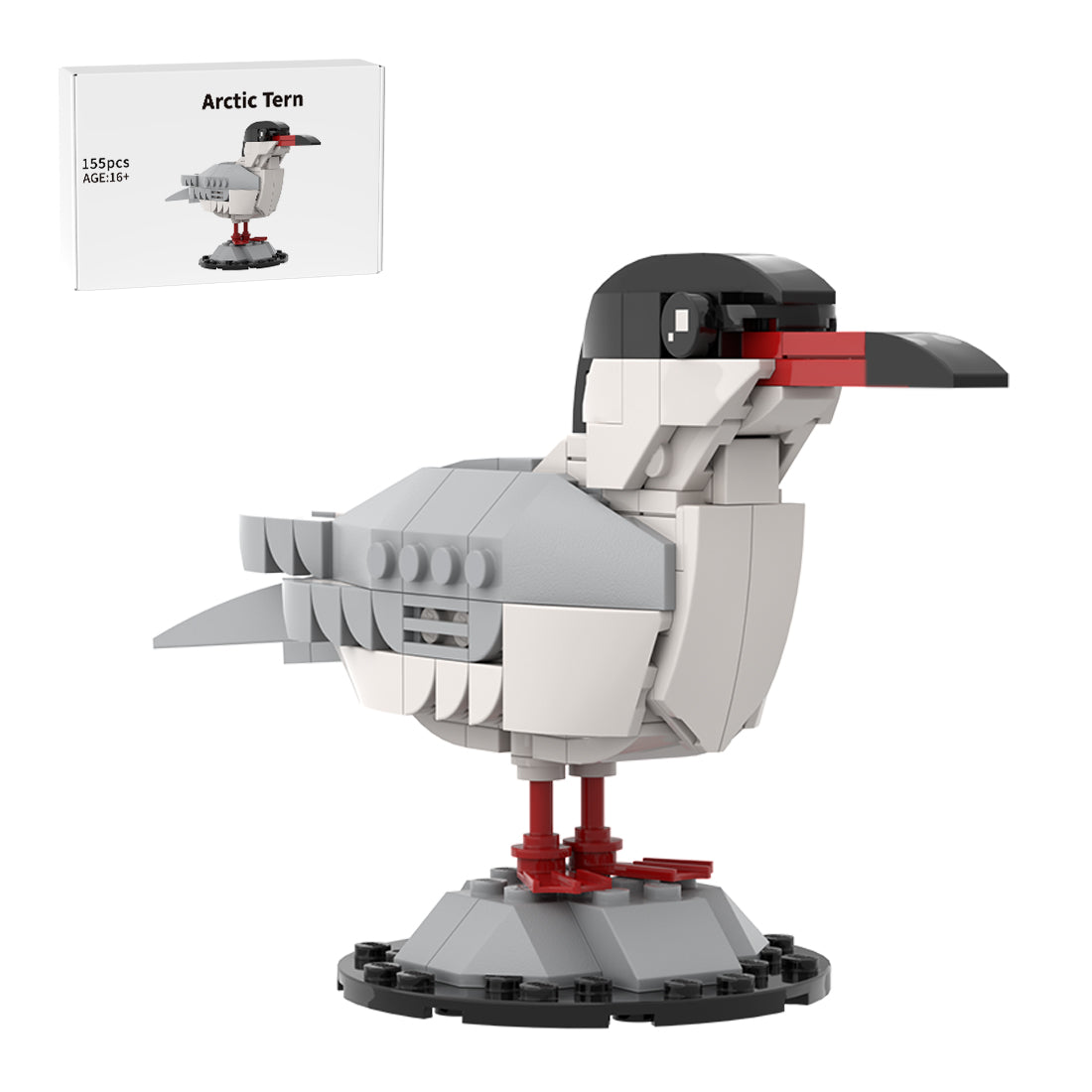MOC-196674 Arctic Tern Building Blocks Set (155PCS) — enginediyshop