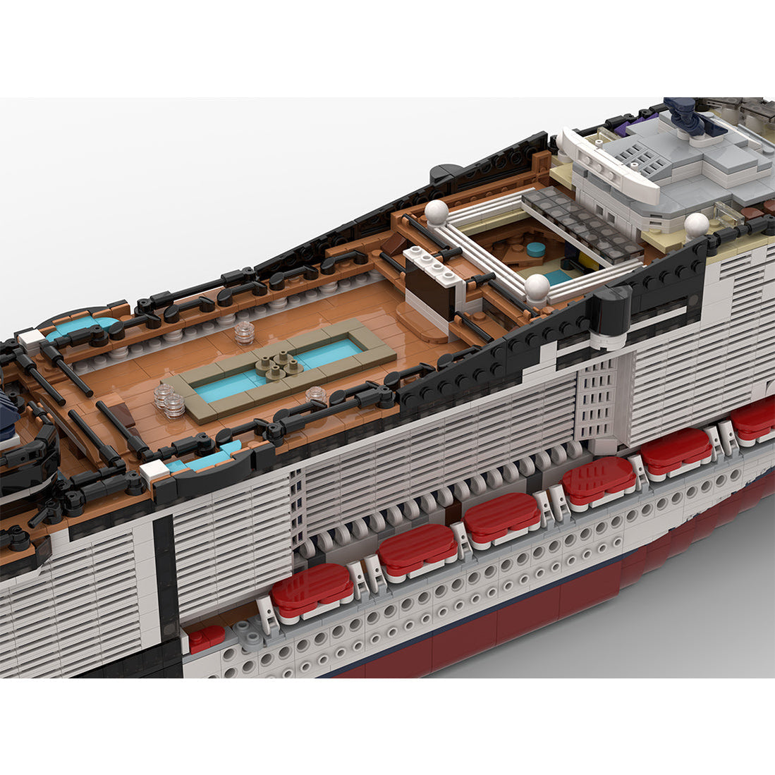 MSC-fisrt-Grandiosa Active Italian Cruise Ship Assembly Building Block ...