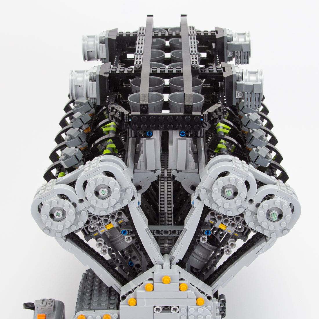 Lamborghini Aventador 350GT V12 Motor MOC Engine Model Building Blocks ...
