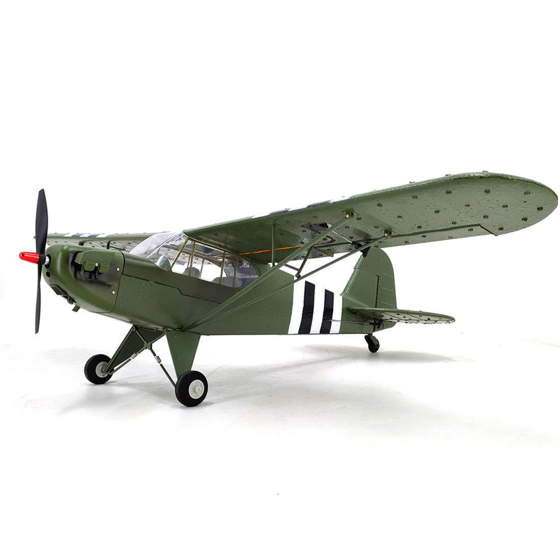 1/16 WWII PIPER J-3 CUB RC 4CH Brushless Fixed-wing Aircraft Model Mil ...