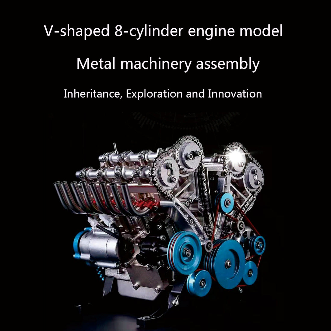 TECHING V8 Engine Model Kit - Build Your Own V8 Engine that Works ...