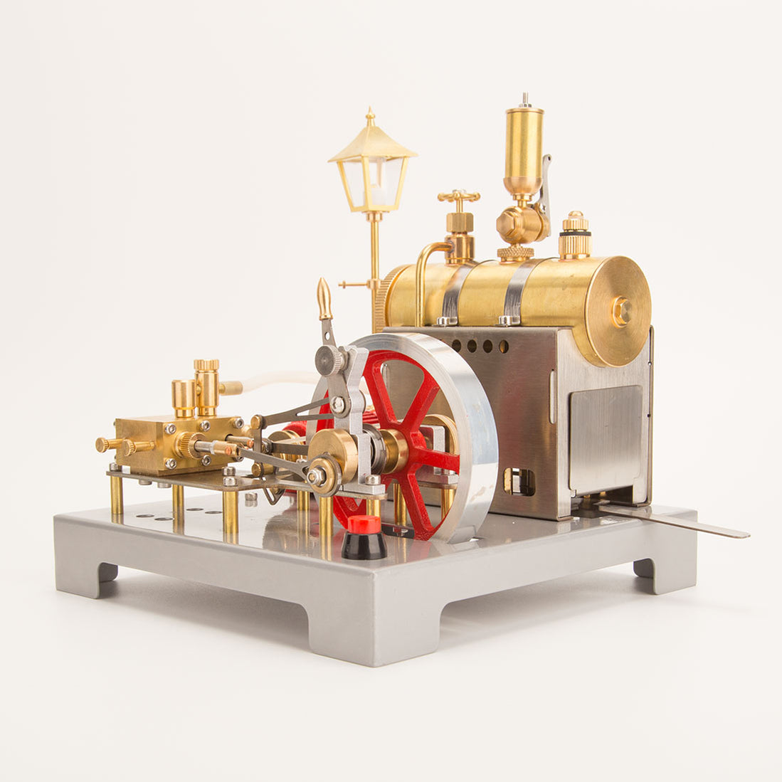 RETROL SE-02 Metal Steam Engine with Horizontal Boiler Model Kit and G ...
