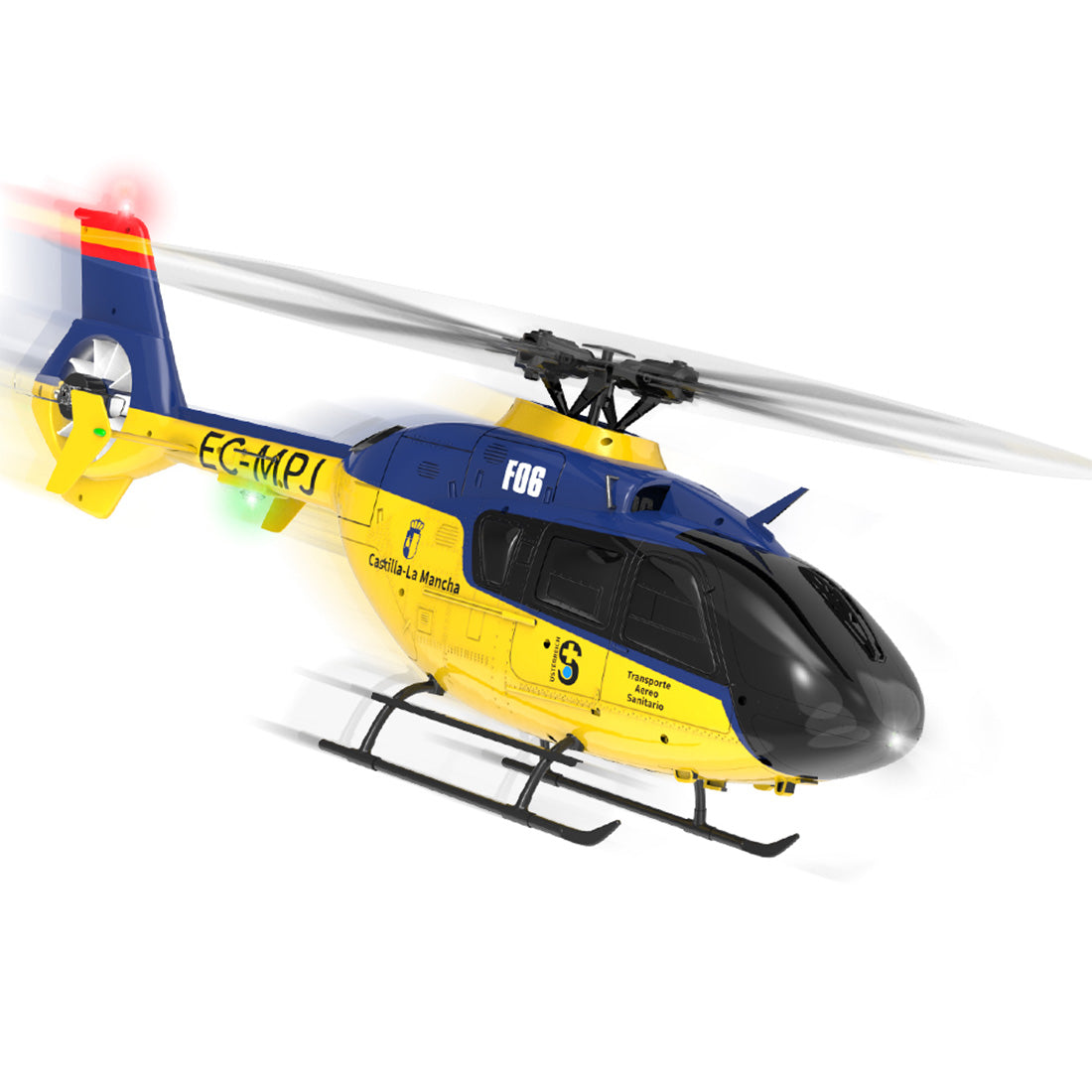 YU XIANG EC-135 1/36 2.4G 6CH Direct Drive Brushless RC 3D/6G Helicopt ...