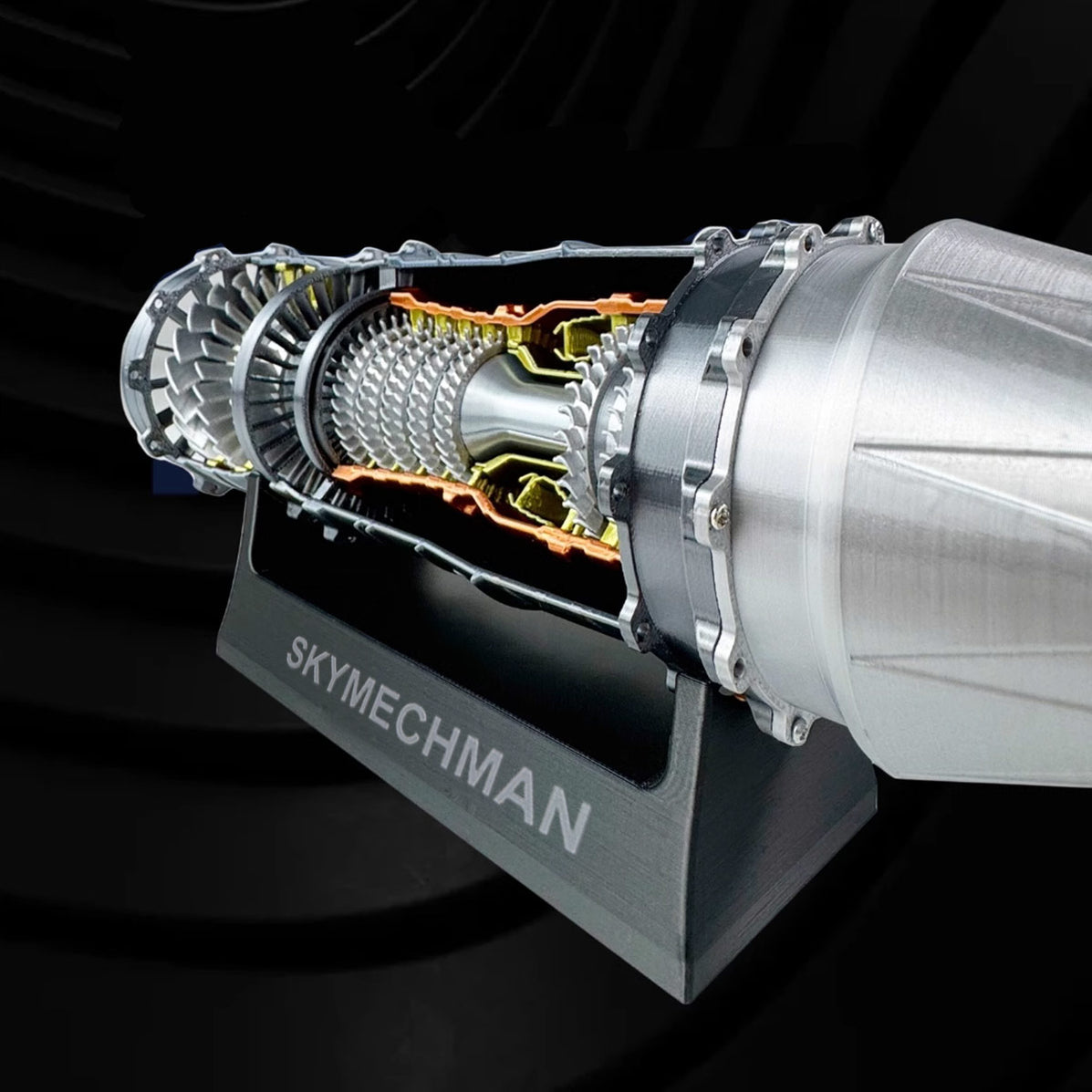 SKYMECHMAN 1/18 Scale 3D Printed WS-15 Functional Turbofan Engine Mode ...